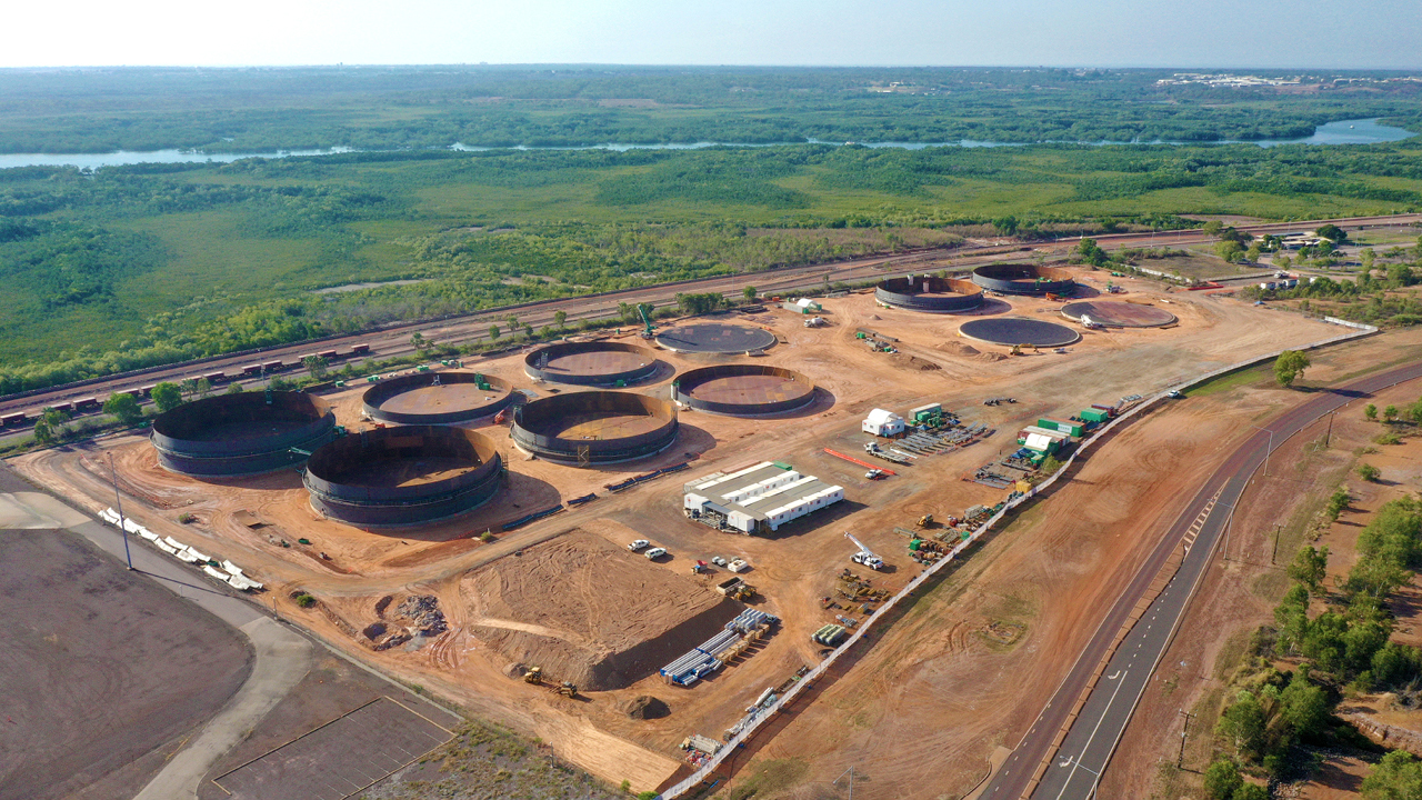 FUEL DEPOT TAKES SHAPE » Territory Q